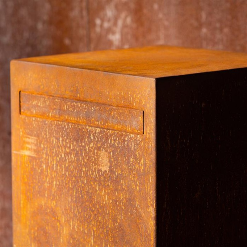 Boîtes aux lettres élégantes et intemporelles en acier CorTen