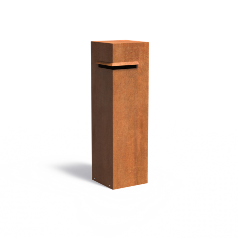 Timelessly elegant letterboxes in CorTen steel